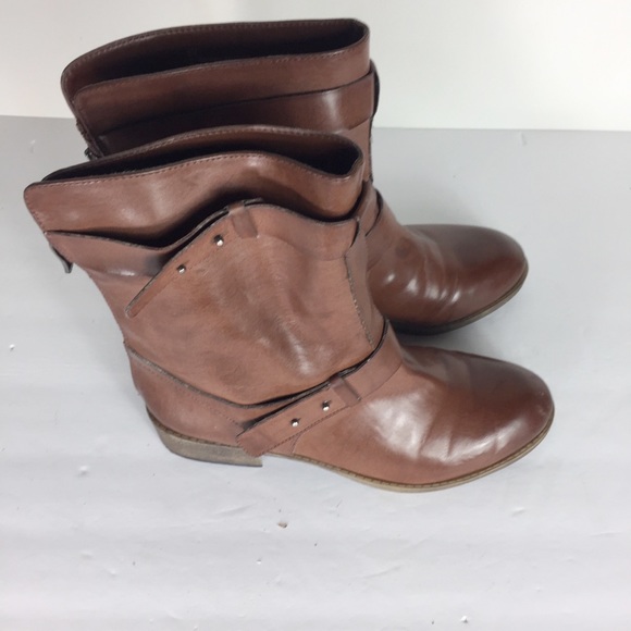 LOFT | Shoes | Loft Brown 8m Romantic Western Ankle Boots | Poshmark